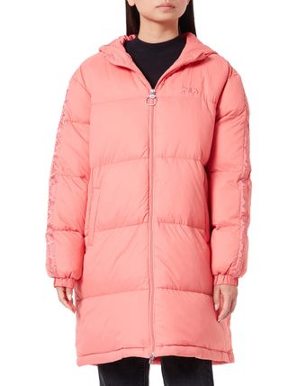 Fila Damen BERISLAV Long Padded Coat Jacket, Tea Rose, S