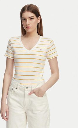 Tommy Hilfiger T-Shirt New Cody WW0WW40584 Orange Slim Fit