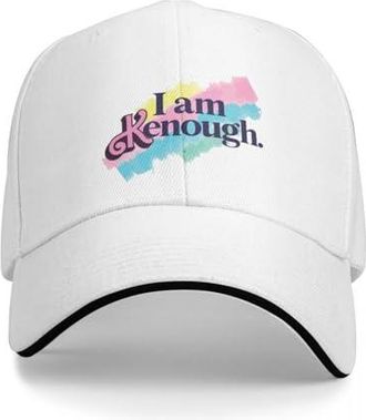 Generic Casquette de baseball &laquo; I Am Kenough &raquo; - Casquette de baseball vintage unisexe r&eacute;glable - Cadeau pour papa