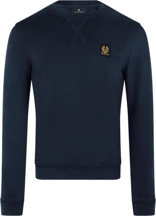 Belstaff Homme, Sweatshirts et sweats &agrave; capuche, Bleu, Taille: S Crew Neck SweaT-shirt