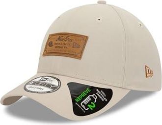 New Era Casquette de Baseball Chapeau - 9Forty réglable - écusson - visière courbée - Beige