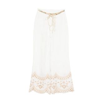 Zimmermann Wide Hosen - - Trousers - Damen - Wei&szlig; - XS