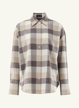 van Laack Van Laack Bluse Modern Fit braun