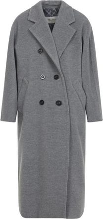 Max Mara Femme, Manteaux, Gris, Taille: 38 FR Madame Coat