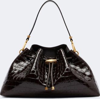 Jimmy Choo London Bucket Bag Cinch Medium aus Leder