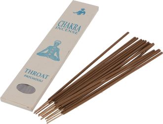 Guru Shop Chakra Incense, Patcholi R&auml;ucherst&auml;bchen - Throat, 22x4x1 cm