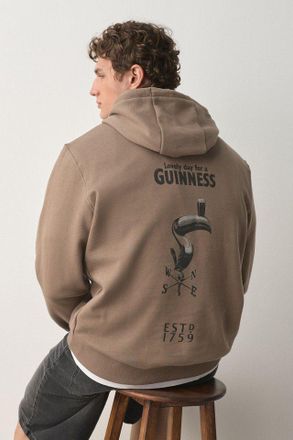Next Kapuzenpullover Lizenziertes Kapuzensweatshirt mit Guiness-Grafik (1-tlg)