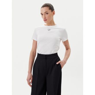 HUGO BOSS T-Shirt C_Elogo_21 50540260 Wei&szlig; Slim Fit