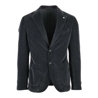 L.B.M. 1911 Giacca in Velluto - - Jackets - Herren - Blau - XL