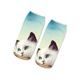 Generic Chaussettes Mode Soft Loose Room Chambre chauff&eacute;e &Eacute;cole int&eacute;rieure Pr&eacute;sence Chaleur Chat Animal Mod&egrave;le Multicolore Cr&eacute;atif et utile Attractive