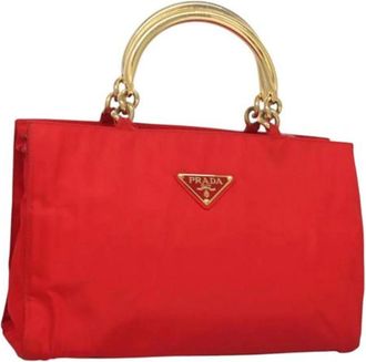 Prada Damen, Pre-Owned, Rot, ONE SIZEGröße