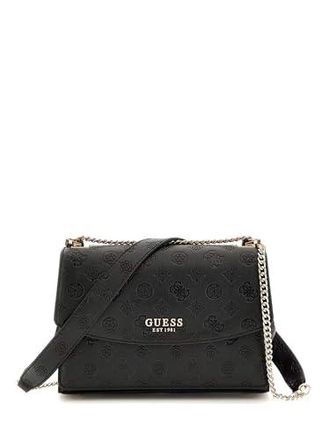 Guess Sac Bandoulière Zarela Luxury Satche Black Logo PD966521