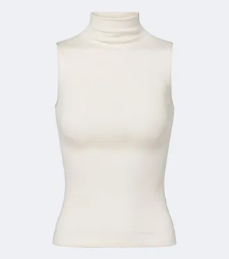 Ralph Lauren Collection Top Naomie en soie m&eacute;lang&eacute;e