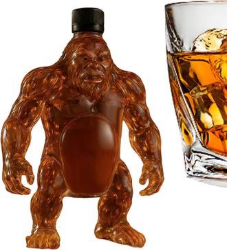 Generic Whiskydekanter - Halterung aus handgeschnitztem, 350 ml, Weingetr&auml;nkedekanter | Handgeschnitzter Glasbel&uuml;fter f&uuml;r M&auml;nner, Vater, Papa, Geburtstag, Ruh