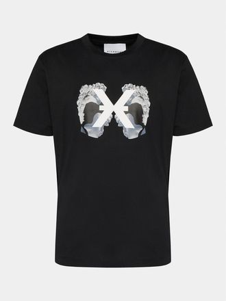 John Richmond T-Shirt Olinari UMP24140TS Schwarz Regular Fit