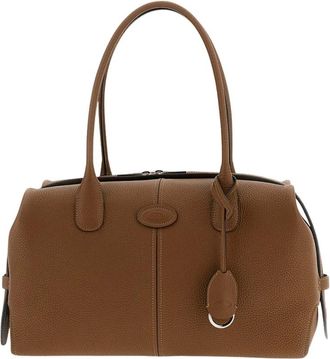 Tod's Sac fourre-tout en cuir - Femme - Sacs - Brun - Taille: ONE Size