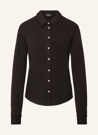 s.Oliver Black Label S.Oliver Black Label Hemdbluse Aus Jersey schwarz