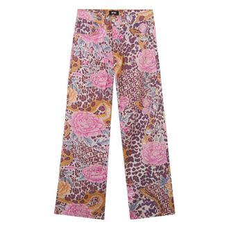 GCDS Weite Hosen - - Trousers - Damen - Rosa - W26
