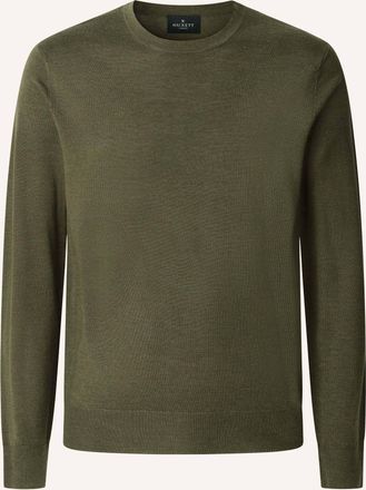 Hackett Pullover Gmd Merino Silk Crew gruen