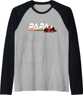 Disney Racing Papa Family Trip Race Car Vacation Matching Raglan