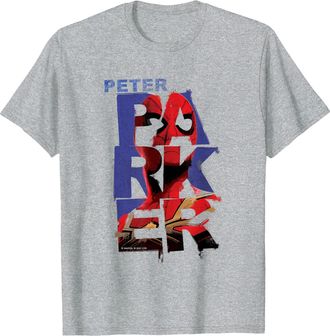 MARVEL Spider-Man: No Way Home Peter Parker Letters T-Shirt