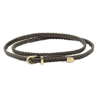 Generic Ceinture Elastique Femme - Ceinture tress&eacute;e &eacute;l&eacute;gante pour femme avec boucle ardillon accessoire d&eacute;contract&eacute; mince pour robe et chemise