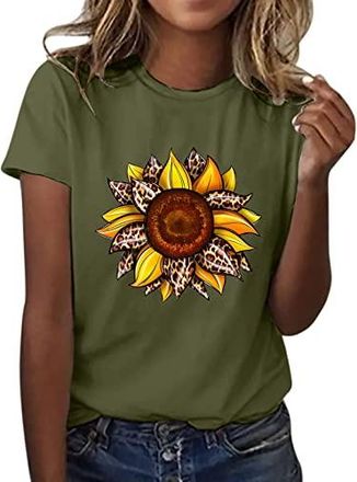 Generic T-shirts pour femme, t-shirt d&eacute;t&eacute; &agrave; manches courtes, chemisier d&eacute;contract&eacute; ample, chemisiers d&eacute;t&eacute;, haut chemisier, t-shirt de baseball pour femmes, ad