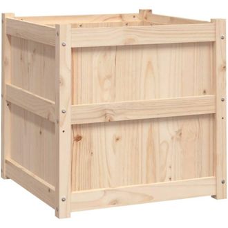 vidaXL Vidaxl - Jardini&egrave;re dext&eacute;rieur 60x60x60 cm bois de pin massif