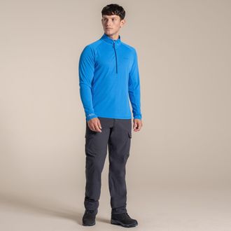 Craghoppers Pullover f&uuml;r Herren, mit halbem Rei&szlig;verschluss, Nosilife (Azurblauer Himmel)