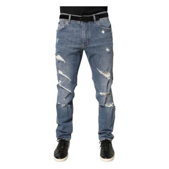Dolce & Gabbana Homme, Jeans, Bleu, Taille: 3XL Jeans Slim-fit