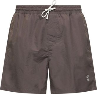 Brunello Cucinelli Homme, Maillots de bain, Brun, Taille: M Swim Shorts