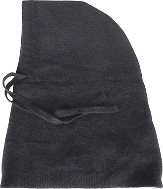 P.A.R.O.S.H. Tücher & Schals - Oversized Black Hood With Drawstring - Gr. unisize - in Schwarz - für Damen