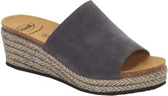 Scholl Damen Malaga-Sandalen Orthopädische Schuhe, Anthrazit, 38 EU