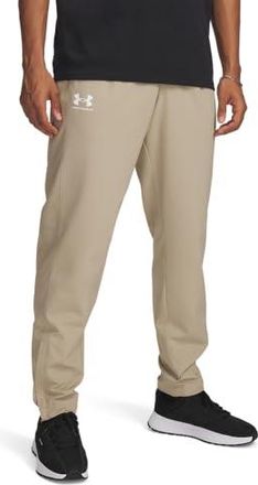 Under Armour Pantalon coupe-vent tiss&eacute; Rival pour homme, (299) City Kaki / Noir / Noir, Taille S