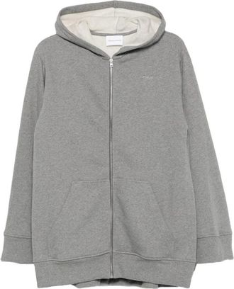 7 For All Mankind SweaT-shirt z zamkiem oversize - Femme - Sweatshirts et sweats &agrave; capuche - Gris - Taille: 36 FR