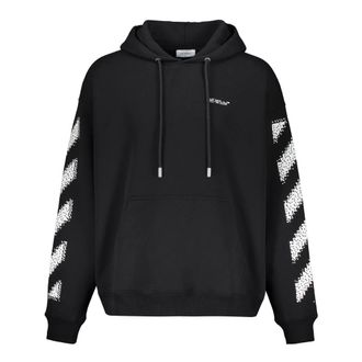 Off-white Pixel Diagonal Skate Hoodie - - Sweatshirts & Hoodies - Herren - Schwarzk - M