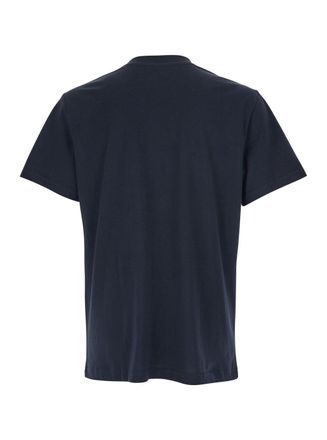 A.P.C. Womens T-Shirt Crew-Neck Blue Cotton Organic T-Shirts & Jerseys