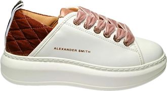 Alexander Smith Femme, Chaussures, Blanc, Taille: 35 EU Pelle Baskets