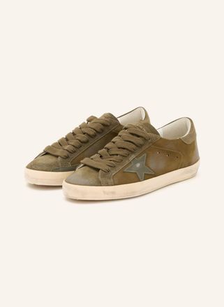 Golden Goose Sneaker Super-Star gruen