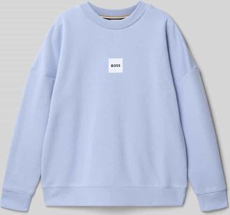 HUGO BOSS Regular Fit Sweatshirt aus Baumwoll-Mix