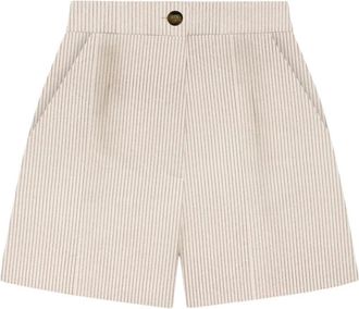MC2 Saint Barth Aya Shorts - Femme - Shorts - Beige - Taille: 38 FR