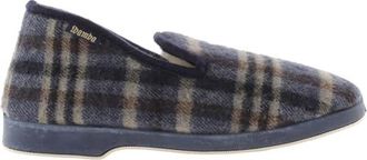 Victoria Wamba By Victoria Homme Confortable Cuadros F/Lana Chaussons Bas, Bleu (Marino), 41 EU