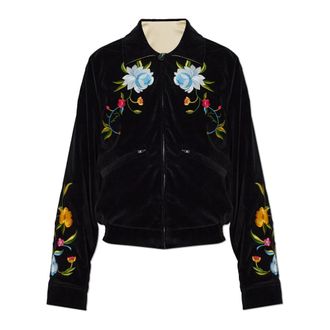 Kenzo Veste Souvenir Wildflower - Femme - Vestes - Noir - Taille: 38 FR