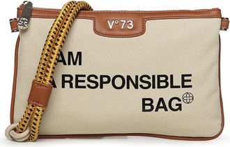 V&deg; 73 Femme, Sacs, Beige, Taille: ONE Size Responsibility Crossbody Bag