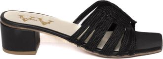 Vincent Vega Bolton Heeled Mule - - Shoes - Damen - Schwarzk - 41 EU