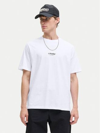 Jack & Jones Jack & Jones T-Shirt Soho 12278787 Wei&szlig; Relaxed Fit