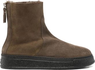 AGL bottines à détails de pampilles - Marron