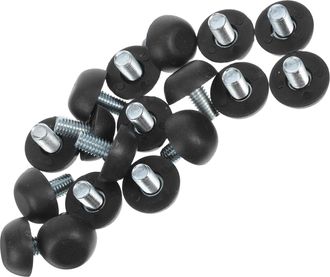 Holibanna 16 St&uuml;ck Teiliges Verstellbare M&ouml;belf&uuml;&szlig;e Gewinde mit Rutschfesten Gummipads H&ouml;henverstellbare Bodenschoner f&uuml;r Tischbeine Sofas St&uuml;hle und Schr&auml;nke St