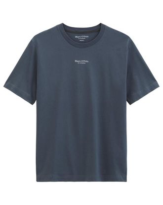 Marc O'Polo T-Shirt aus Bio-Baumwolle mit Label-Print, Regular Fit in