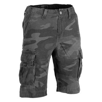 Mil-Tec US Vintage Shorts Herren Prewash - Baumwolle Cargoshorts im Used-Look f&uuml;r Alltag & Outdoor - Taschen am Bein & Bund - Als Kurze Arbeitshose, Freizeith